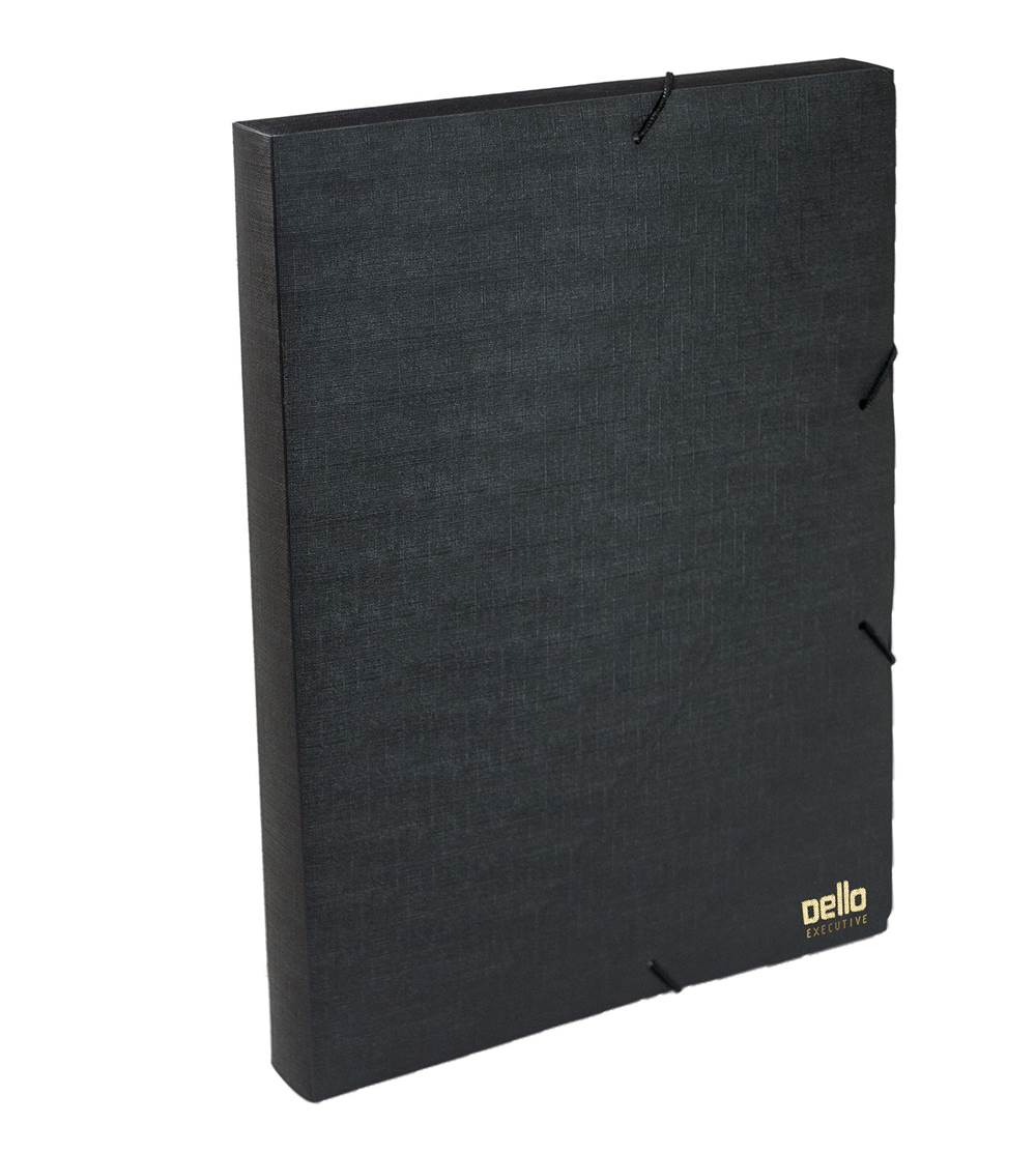 PASTA ELAST.C/ABA OFICIO LB 20MM EX.PR | Papelaria Tributaria